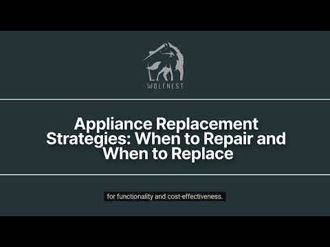 Appliance Replacement Strategies: When to Repair and When to Replace