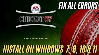 How To And Install Ea Cricket 07 Game For Pc MP4 and MP3 Download