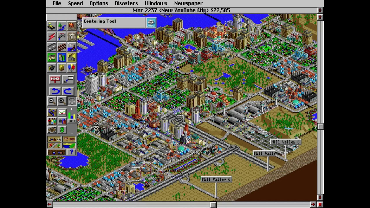 Classic Games 2: SimCity 2000 (New YouTube City Pt.10) Bad Stuff Right At The End!!!