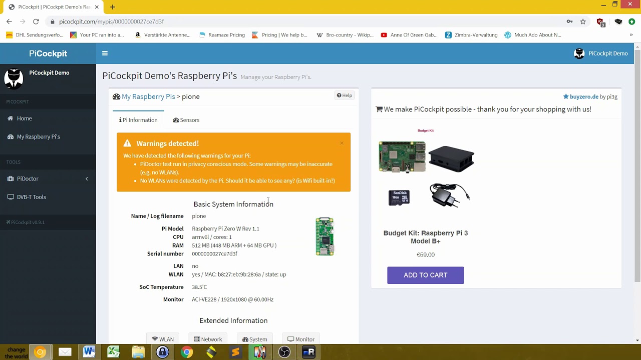 picockpit-client & pidoctor for picockpit.com April 2019 howto