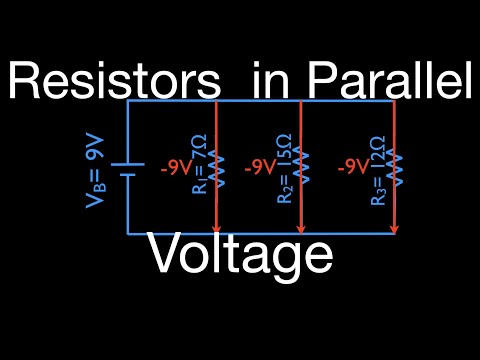 Resistors in Electric Circuits (14 of 16) Calculating Voltage for Parallel Circuits