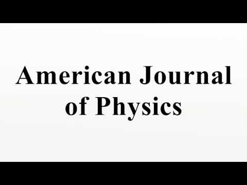 American Journal of Physics