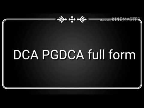 DCA. PGDCA full form kya hai.। computer diploma। computer course