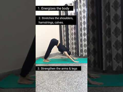 1 POSTURE 5 BENEFITS SERIES |POSTURE NO.6| DOWNWARD DOG POSE