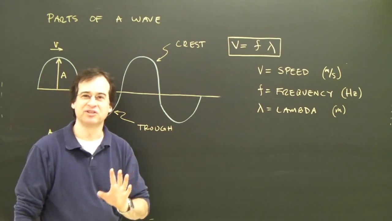 Parts of a Wave: Crest Trough Lambda