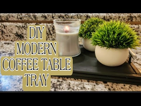 DOLLAR TREE DIY MODERN COFFEE TRAY | #SHORTS