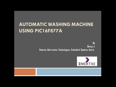 Embedded Washing Machine Project Using PIC16F877A