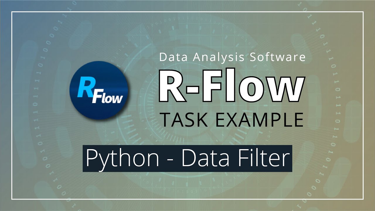 [R-Flow Task Example] Python - Data Filter