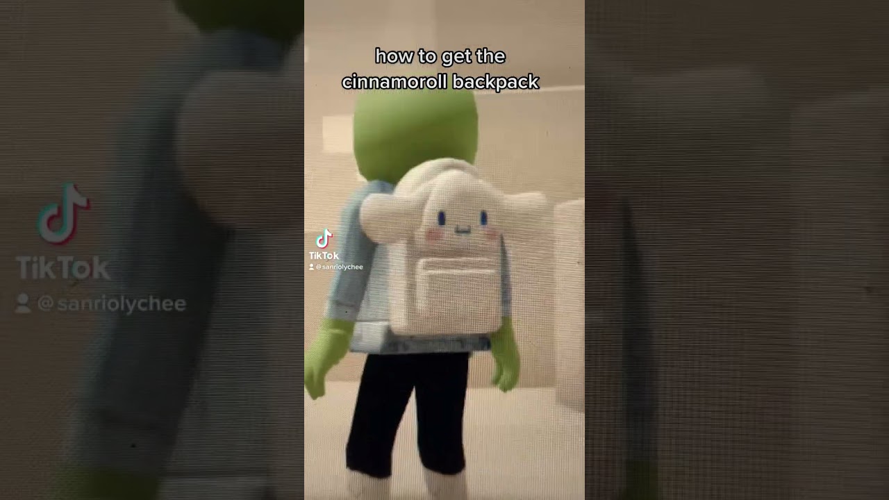 how to get roblox cinnamoroll backpack!
