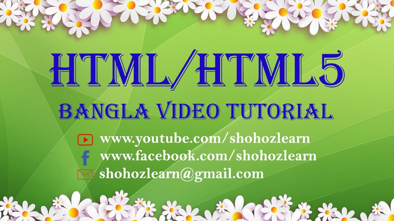 002. HTML Bangla Video Tutorial VS Code Extension Setup