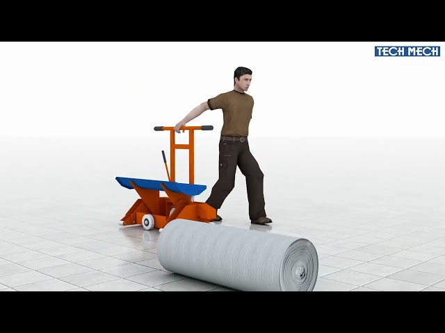 Cloth Roll Doffing Trolley - Tm-105 Cloth Roll Doffing Trolley ...