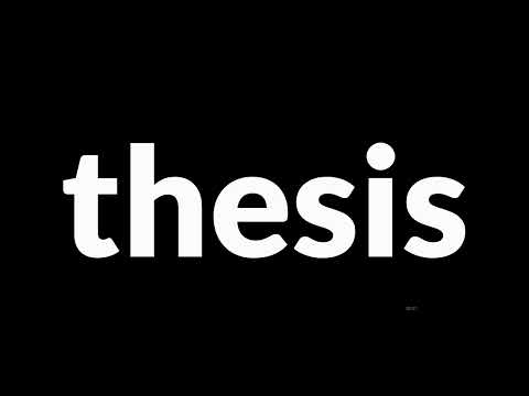 Thesis Meaning In Urdu | Thesis Meaning | Thesis Ka Matlab Kya Hota Hai | Thesis Urdu Me