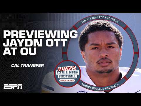 Jaydn Ott will be SPECIAL at Oklahoma! 👏 - Greg McElroy | Always College Football