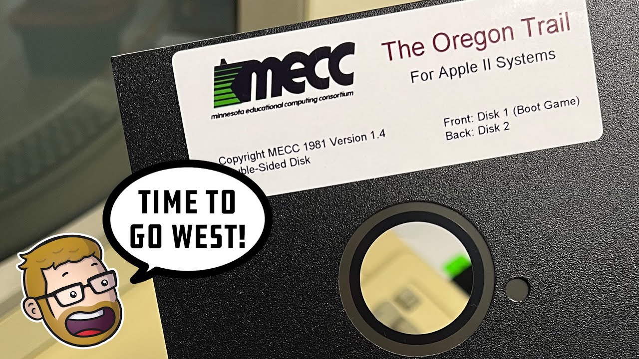 Video: Playing The Oregon Trail on an Apple IIe – 512 Pixels