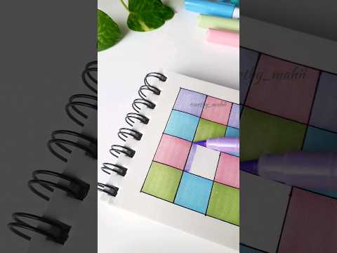 Easy zentangle pattern tutorial #art #zentangle #shorts #doodle #3d #trending