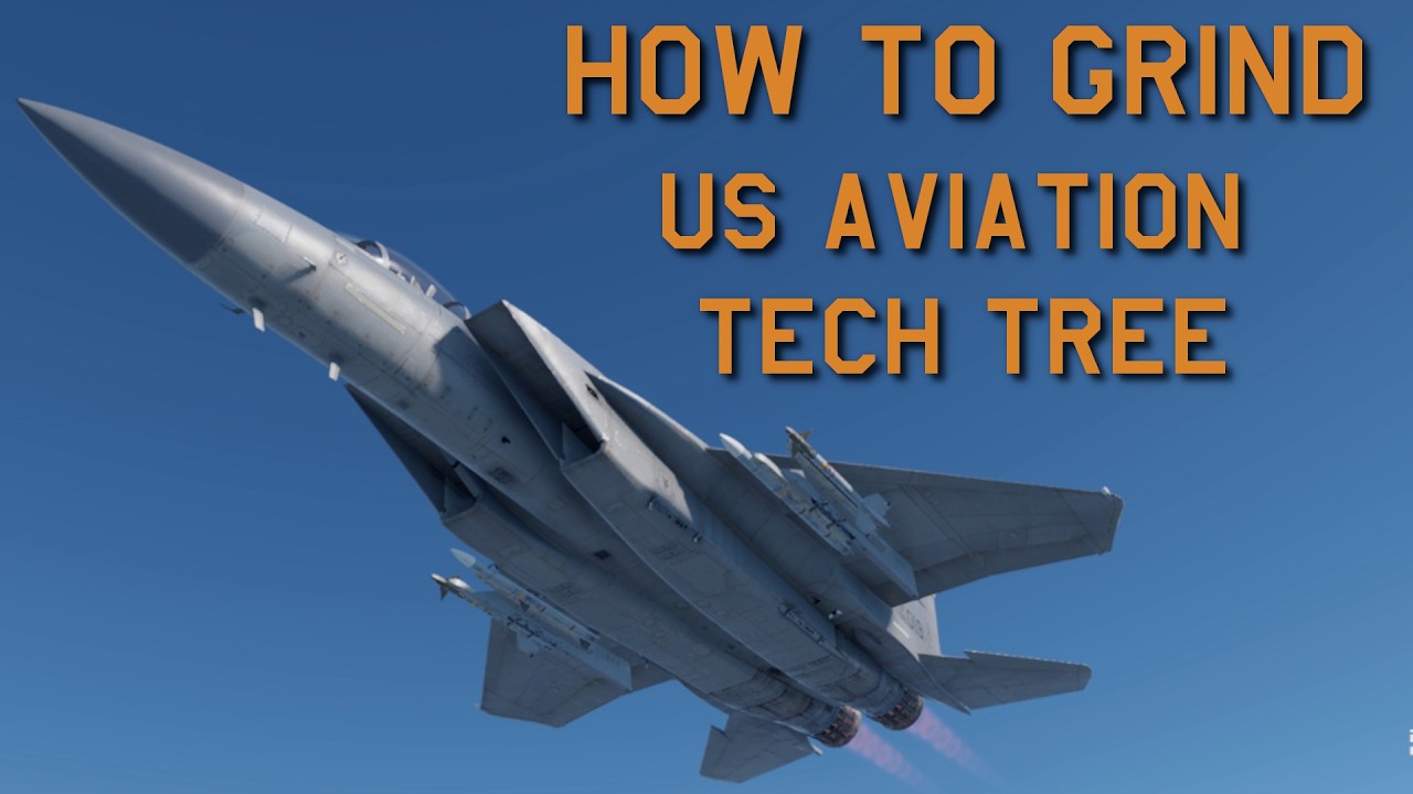 How to Grind the US Aviation Tech Tree in War Thunder Air Realistic Battle | subtitle commentary