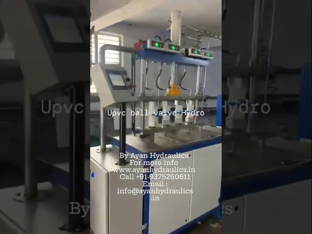 Valve Testing Machine - PVC BALL VALVE TESTING MACHINE Manufacturer ...