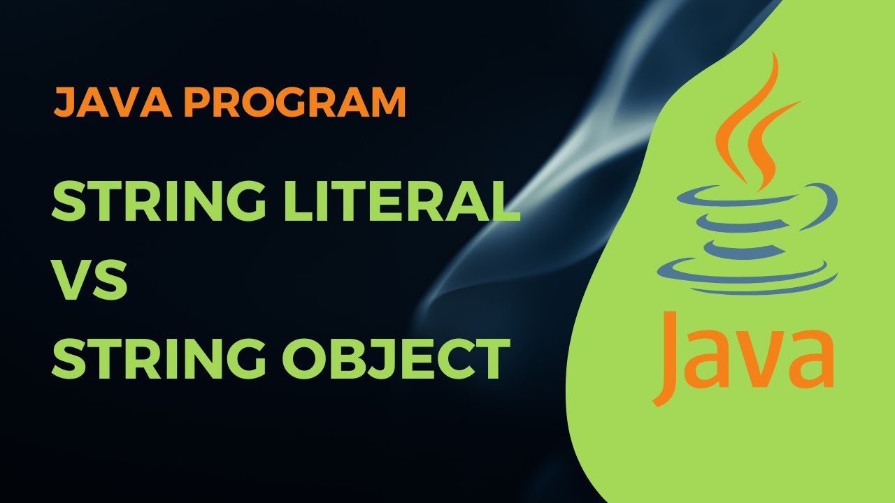 String Literal vs String Object || Java Program || Swaroop Nadella