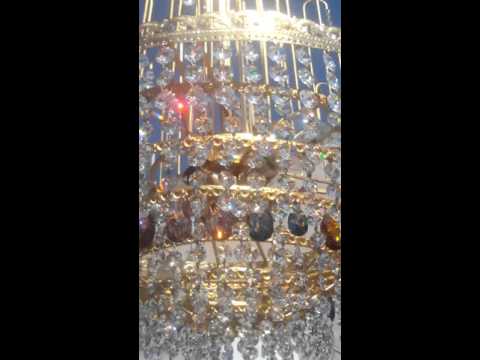 Antique Crystal Chandelier.