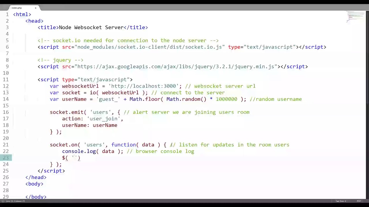 #codingspeedrun Websocket Browser Chat App w/node.js socket.io