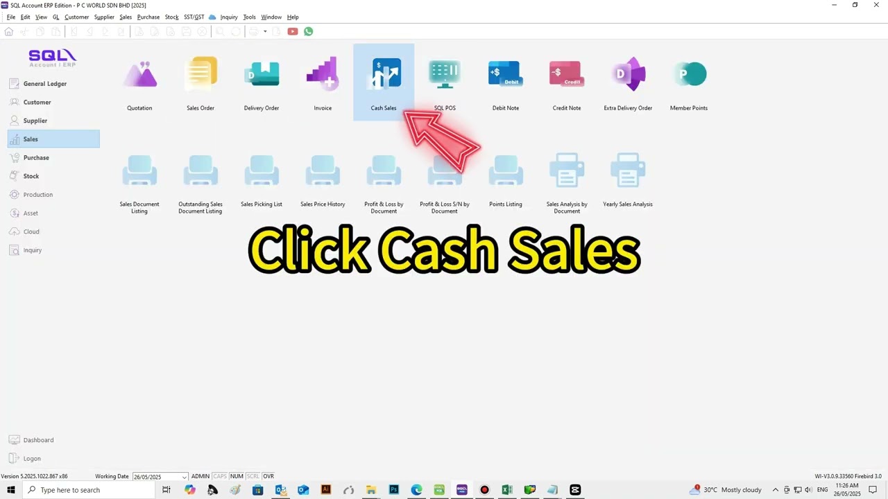 SQL Consolidate E Invoice Submission