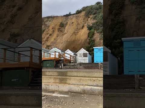 Cliff face gives way on Sandown-Shanklin revetment following heavy rainfall on the Isle of Wight