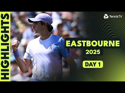 Fonseca Battles Bergs; Evans, Sonego & More Feature | Eastbourne 2025 Day 1 Highlights