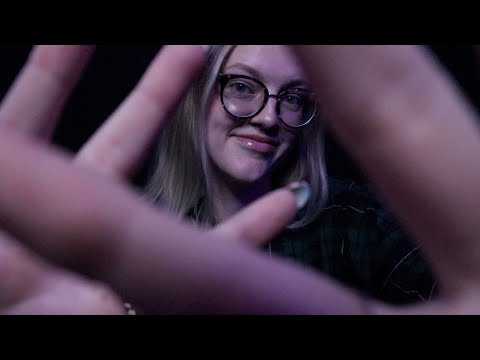 ASMR Sleepy Hand Movements & Mouth Sounds