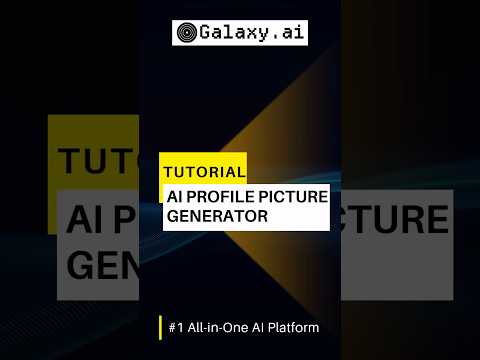 How to Use AI Profile Picture Generator on Galaxy.ai (Quick & Easy Tutorial)