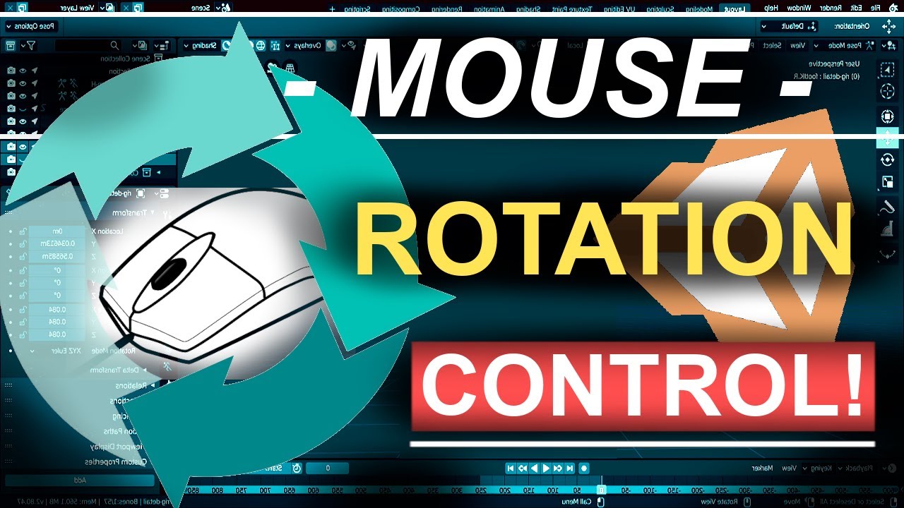 Unity 3D Mouse Input Rotation (In 2 Minutes!!)