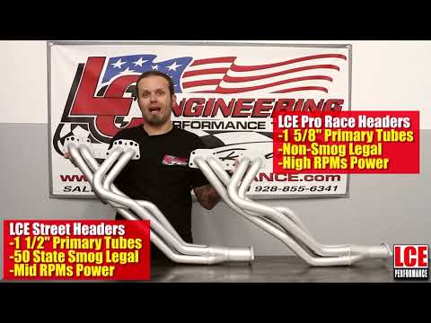 LCE Headers For 20R22R22RE Street Pro Race