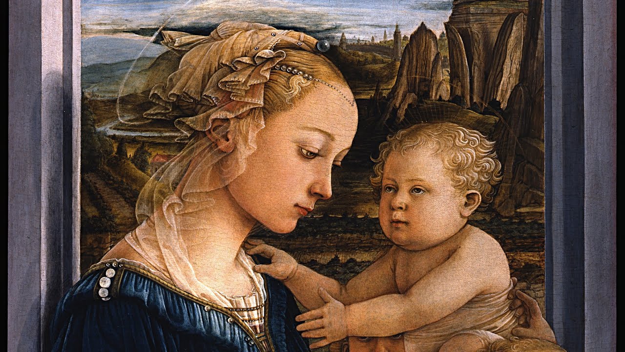 Madonna and Child with Two Angels (1460-1465) by Filippo Lippi