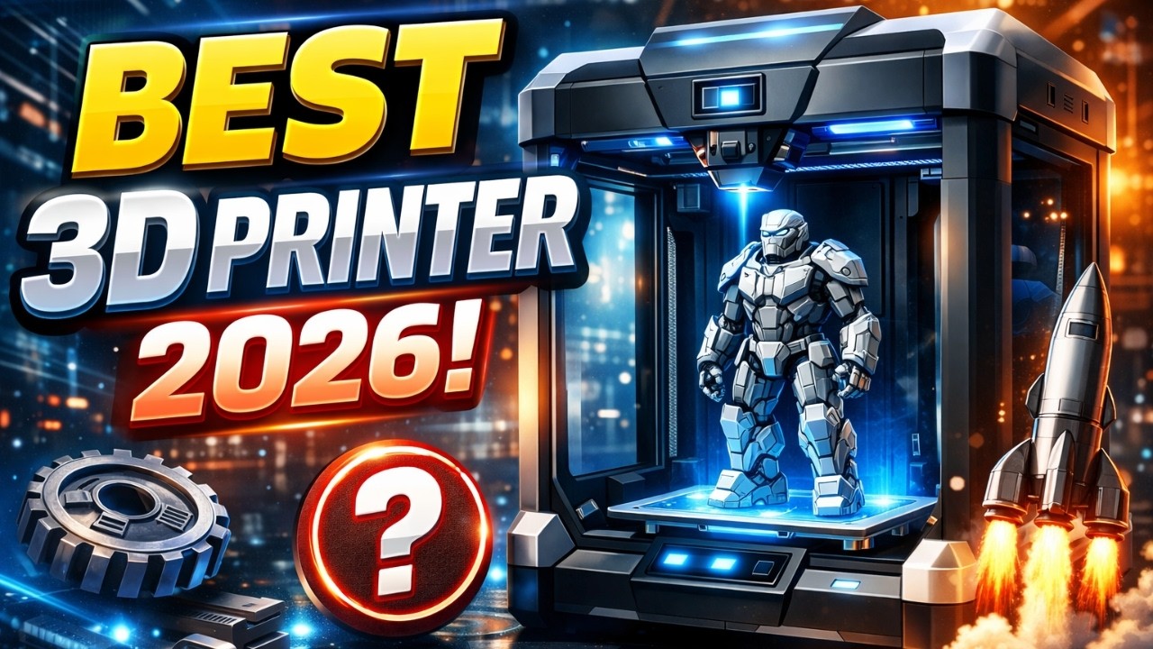 Top 5 Best 3D Printers 2026 | Fastest & Smartest 3D Printers You Can Buy