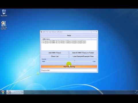 How To Use WMV File Size Reduce Software