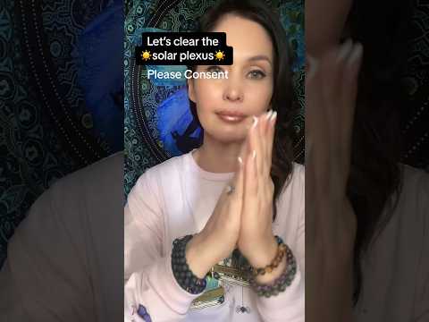 This is a solar plexus clearing, using a smoky quartz, crystal and Reiki ASMR energy#shorts
