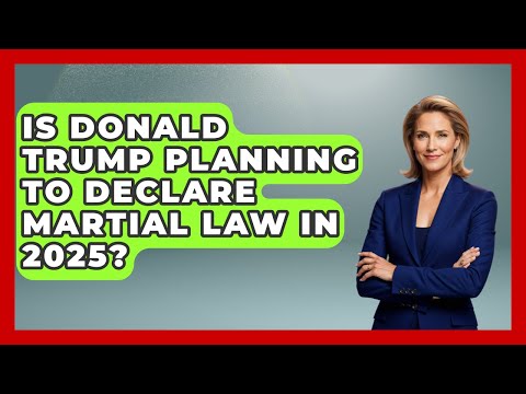 Is Donald Trump Planning to Declare Martial Law in 2025? | The Right Politics
