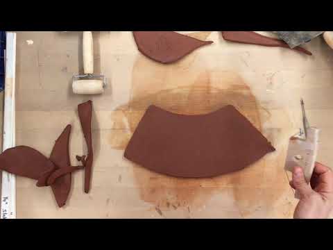 Soft slab cup with texture