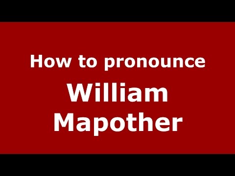 How to pronounce William Mapother (American English/US) - PronounceNames.com