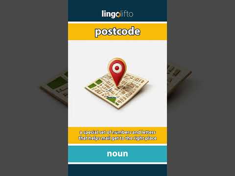 ๐ฌ๐ง Postcode Meaning : Flash Card : Learn English Vocabulary