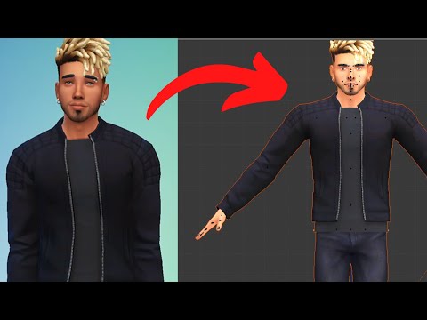 SIMS 4: How To Import Your Sim Into Blender For Posing with Sim Ripper