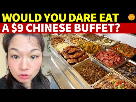 Would You Dare Eat a $9 Chinese Buffet? $0.20 Grilled Pork Chops, Even Dogs Refuse