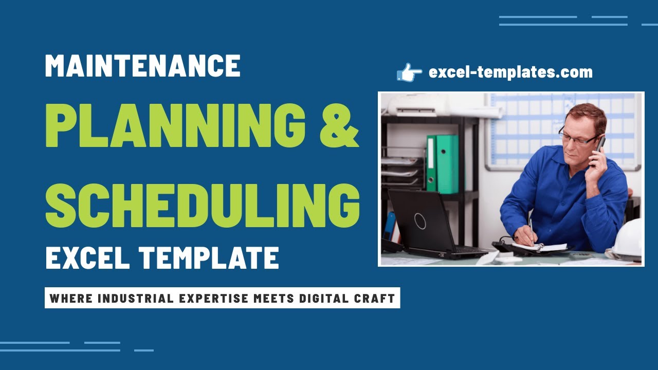 Maintenance Planning And Scheduling Excel Template