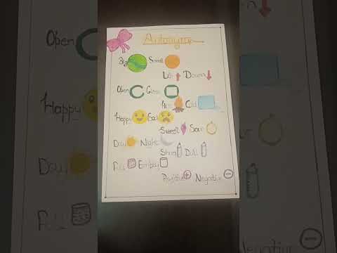 ENGLISH PROJECT - antonyms
