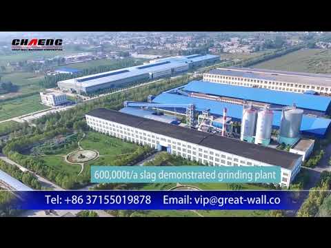 chaeng slag grinding plant(ggbs grinding plant) ground granulated blast furnace slag line
