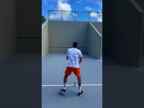 Tennis Wall Drills Including Tweener Practice 🔥