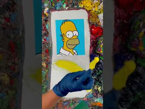 Homer Simpson (Color Match) #thesimpsons #shorts #homersimpson