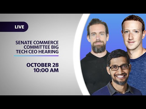 Big Tech CEOs testify before the Senate Commerce Committee