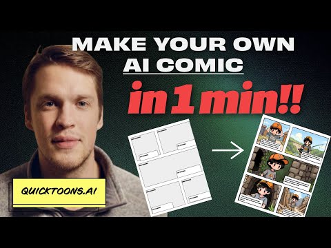 Make FREE AI Comic Books with QuickToons.ai