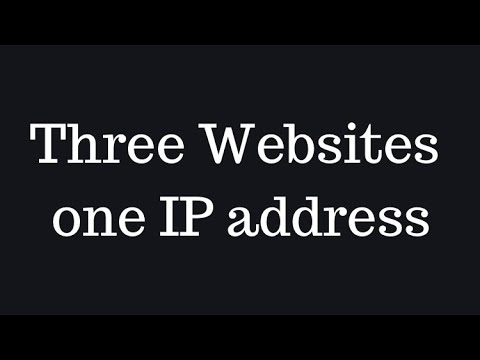 Hosting 3 WebSites on one IP Address with SNI and HAProxy