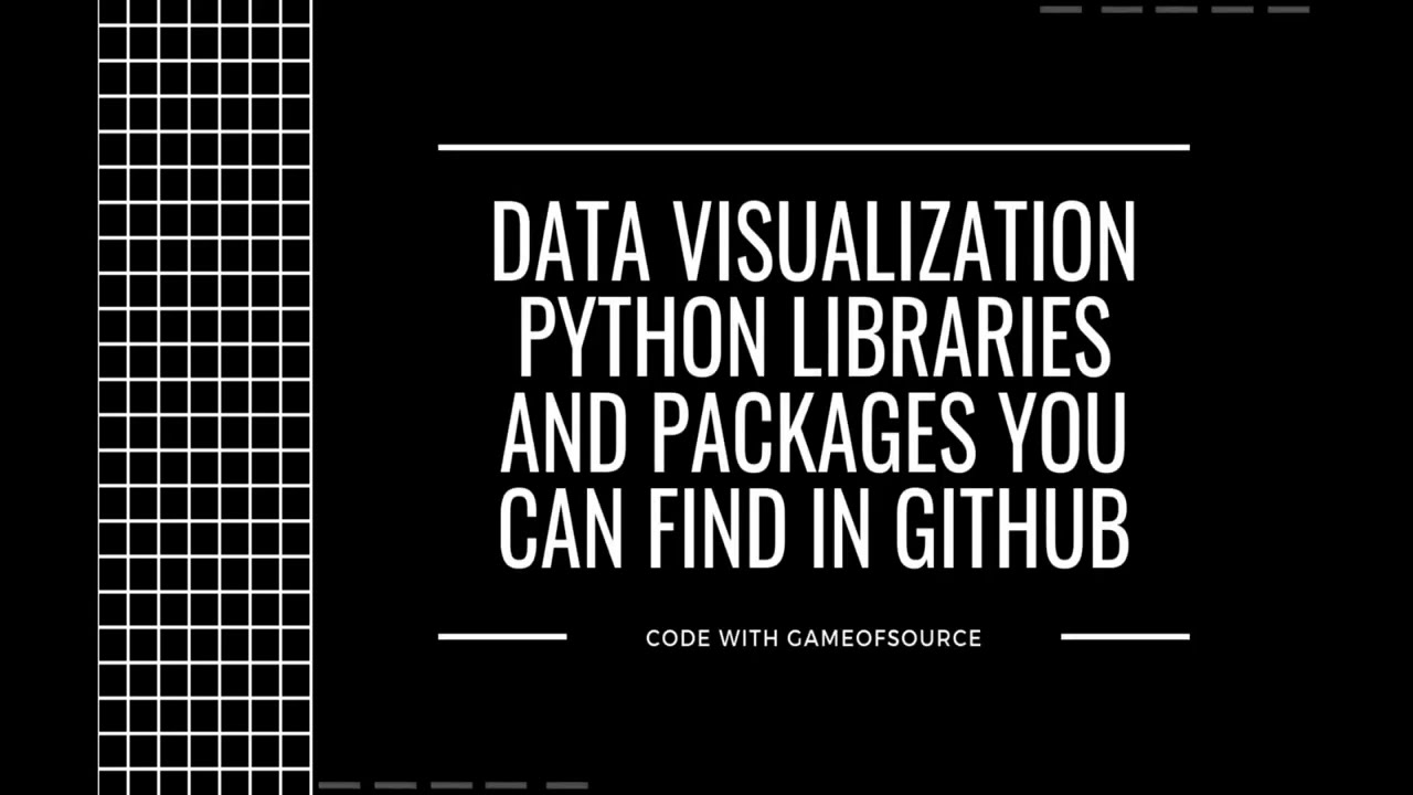 These 6 Data Visualization Python Libraries And Packages You Can Find In Github